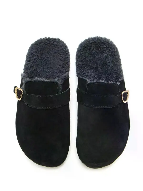 ANCIENT GREEK SANDALS Vasilitsa Slippers - Black