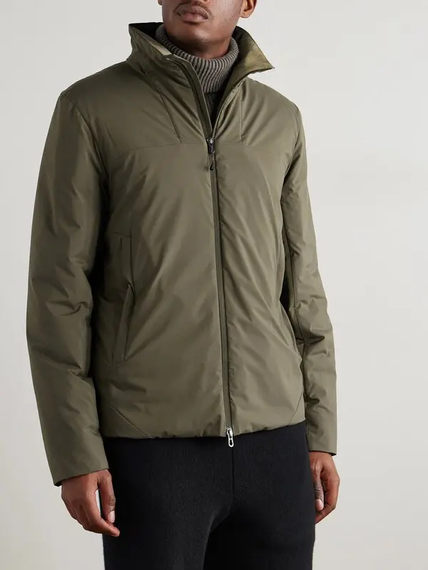 Sease Padded Recycled-shell Jacket - Green