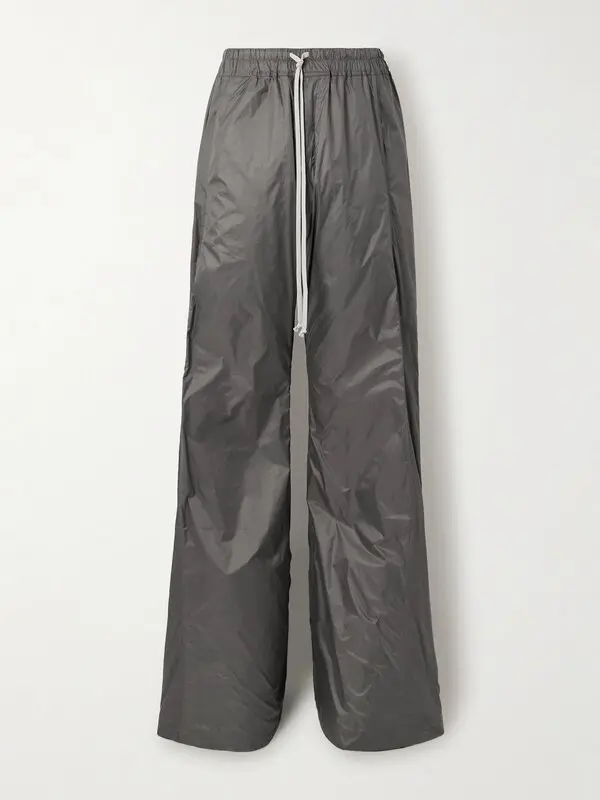 Rick Owens Pusher Wide-leg Trousers - Gray