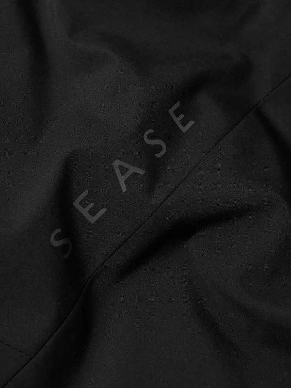 Sease Padded Virgin Wool And Silk-blend Flannel Jacket - Black