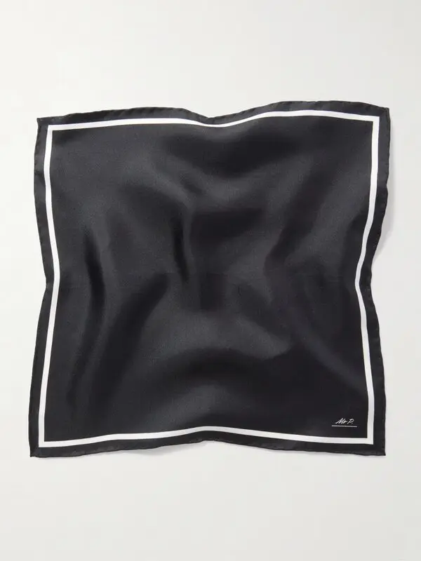 Mr P. Silk-satin Pocket Square