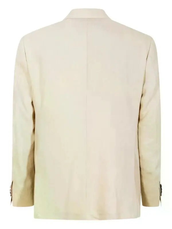Canali Logo-appliqué Single-breasted Suit - Neutrals