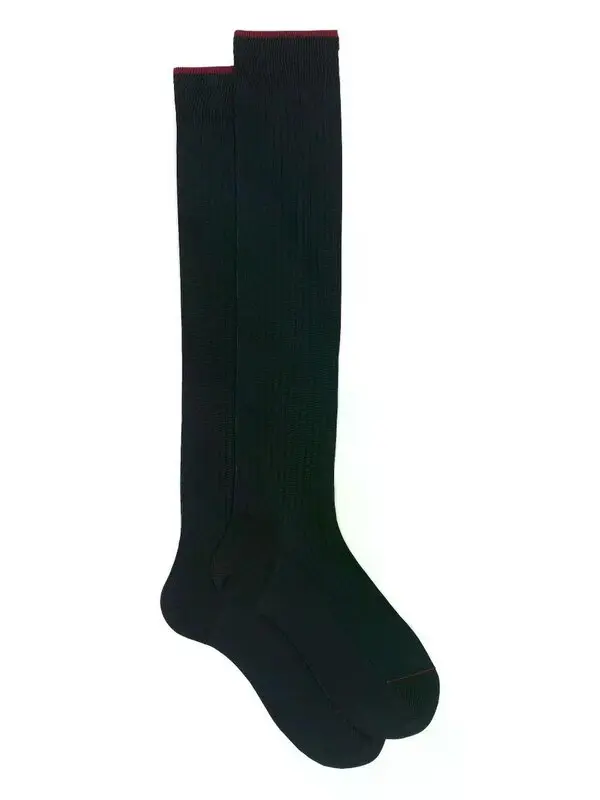 GALLO Ribbed Knee-high Socks
