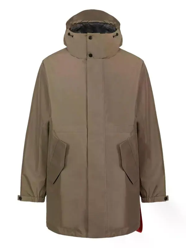 AFTER/LABEL Hooded Parka Coat