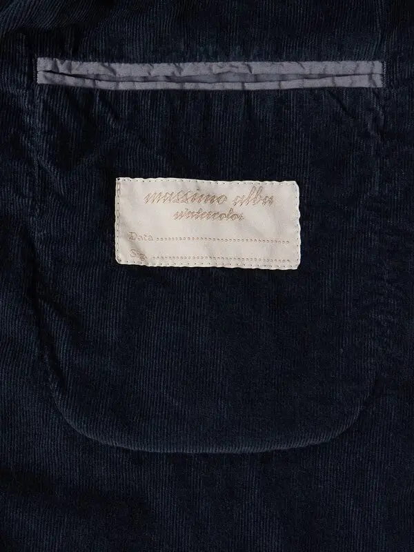 Massimo Alba Sand Unstructured Cotton-corduroy Suit