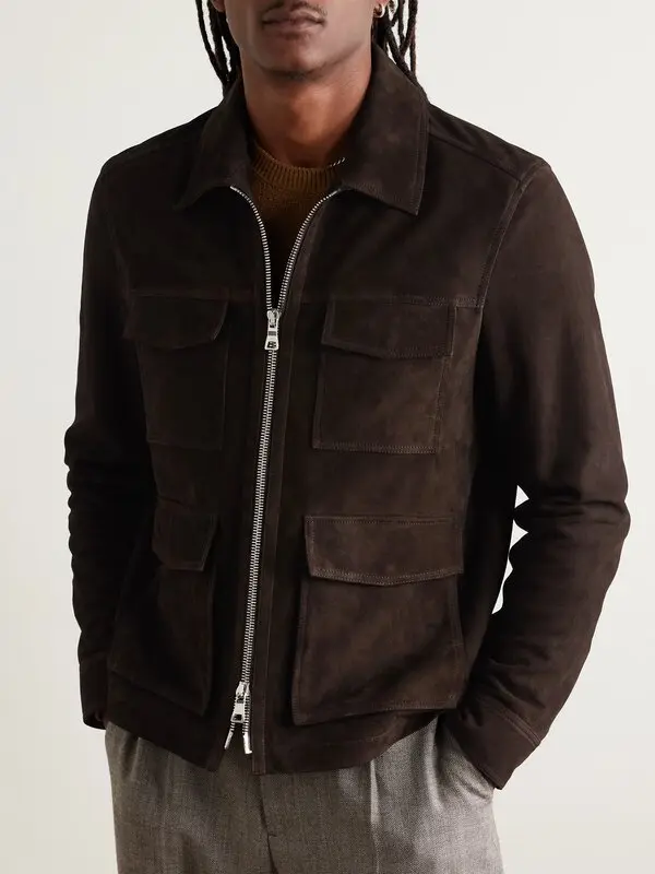 Mr P. Suede Jacket - Brown