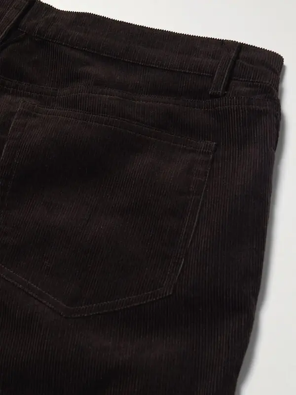 Mr P. Samuel Straight Leg Cotton Corduroy Trousers