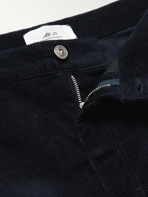 Mr P. Samuel Straight-leg Cotton-corduroy Trousers