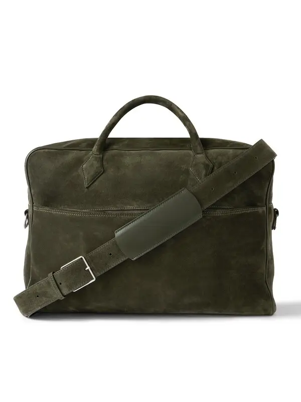 METIER Closer Two Day Suede Holdall - Green