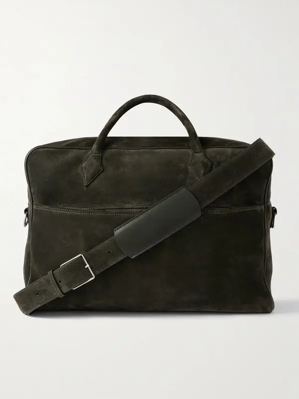 METIER Closer Two Day Suede Holdall - Green