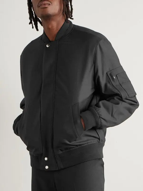 Mr P. Padded Woven Bomber Jacket