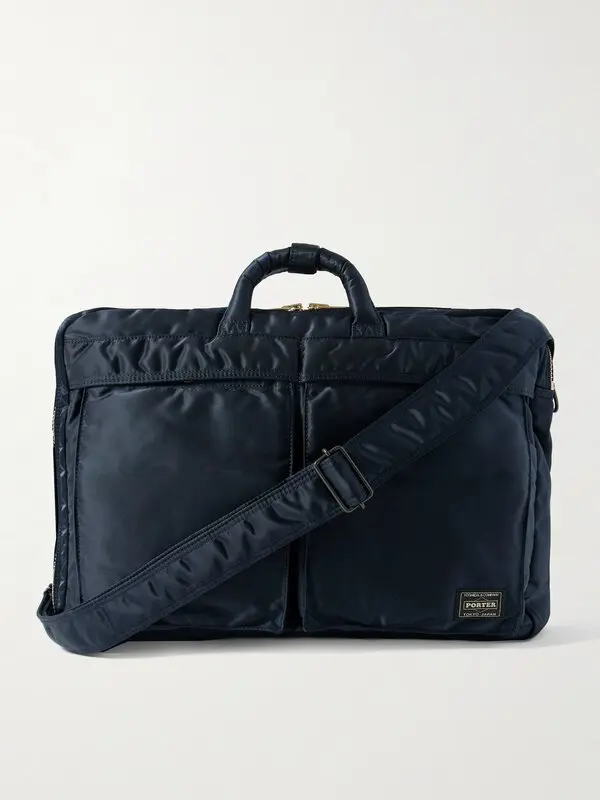 PORTER-YOSHIDA & CO Tanker 3-way Nylon Briefcase - Blue