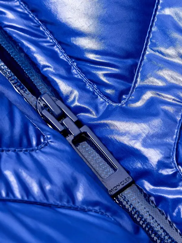 Moncler A$ap Rocky Bahianinha Quilted Glossed-shell Hooded Down Jacket - Blue