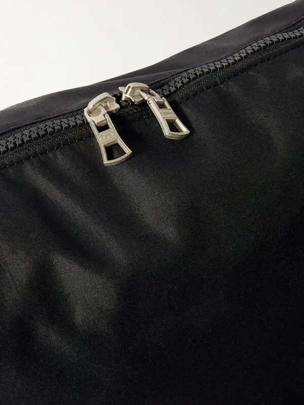 MASTER-PIECE CO Ark Leather-trimmed Nylon Shoulder Bag - Black