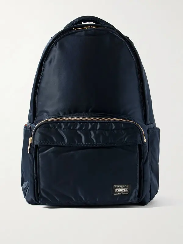PORTER-YOSHIDA & CO Tanker Daypack Nylon-twill Backpack - Blue