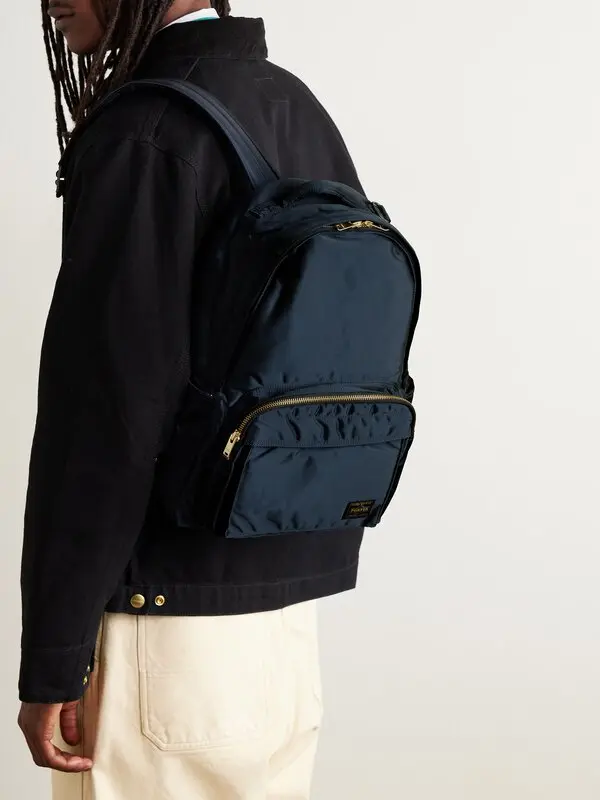 PORTER-YOSHIDA & CO Tanker Daypack Nylon-twill Backpack - Blue