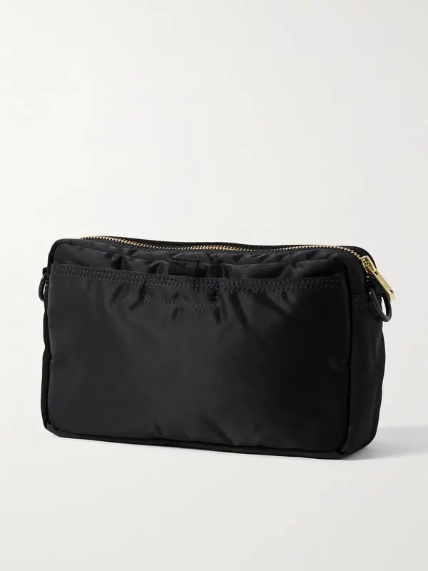 PORTER-YOSHIDA & CO Tanker Sling Nylon-twill Messenger Bag - Black