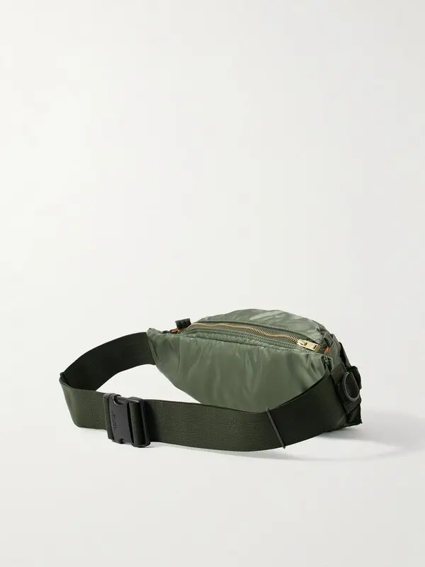 PORTER-YOSHIDA & CO Tanker Nylon Belt Bag - Green