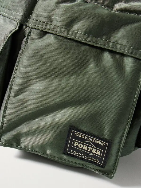 PORTER-YOSHIDA & CO Tanker Nylon Belt Bag - Green