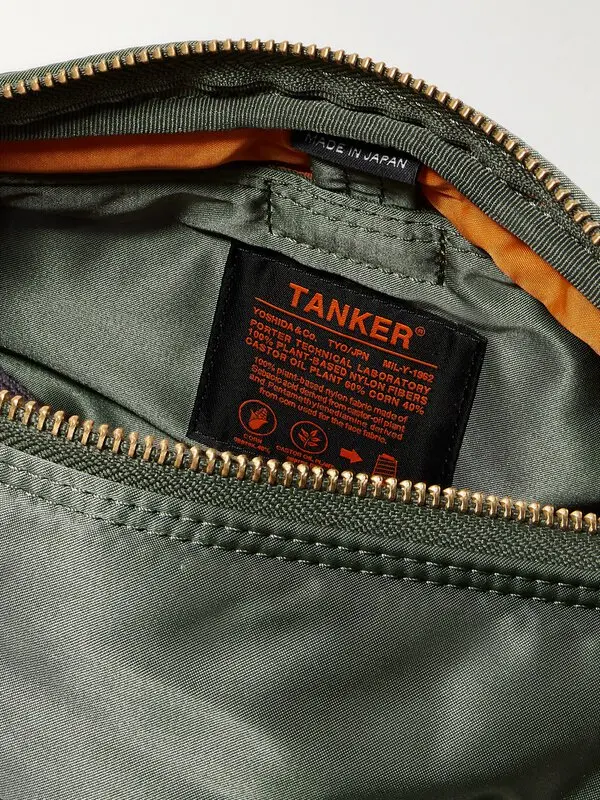 PORTER-YOSHIDA & CO Tanker Nylon Belt Bag - Green