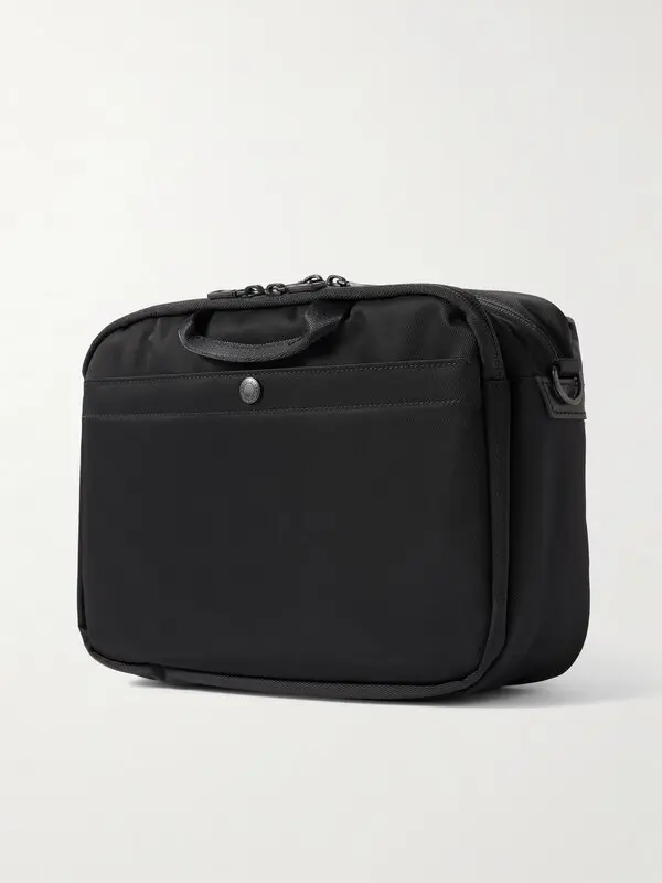 MASTER-PIECE CO Progress Leather-trimmed Messenger Bag