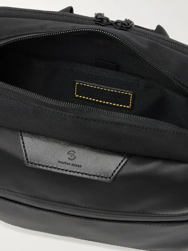 MASTER-PIECE CO Progress Leather-trimmed Messenger Bag