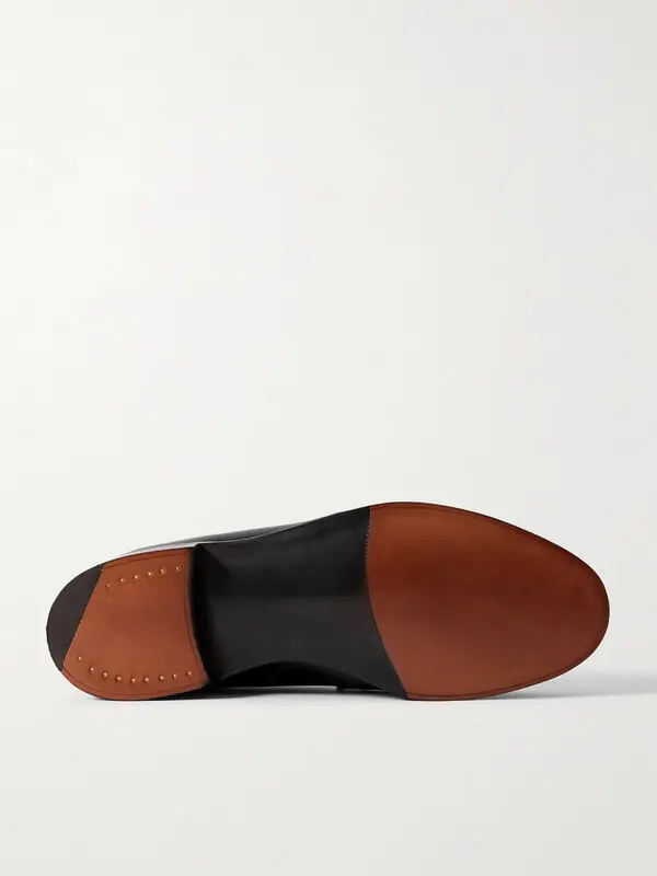 DRAKE'S Charles Leather Penny Loafers