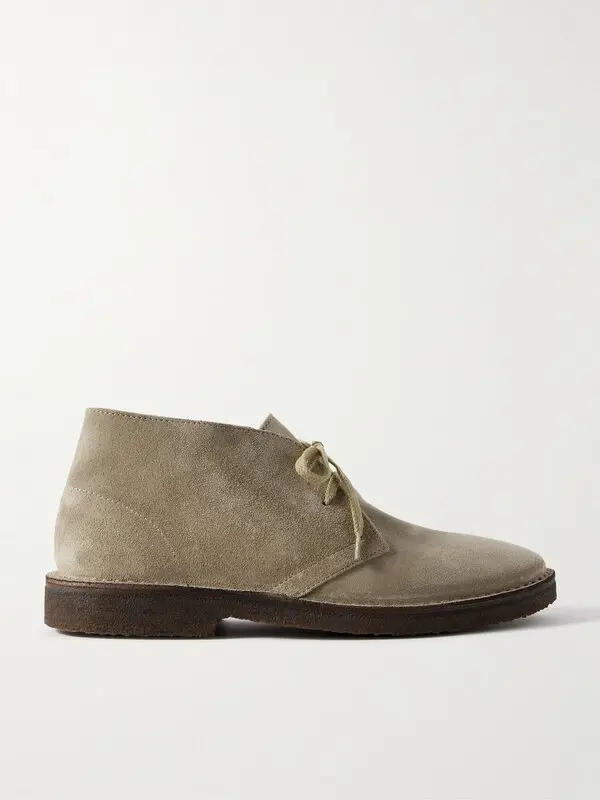 DRAKE'S Clifford Suede Desert Boots - Neutrals