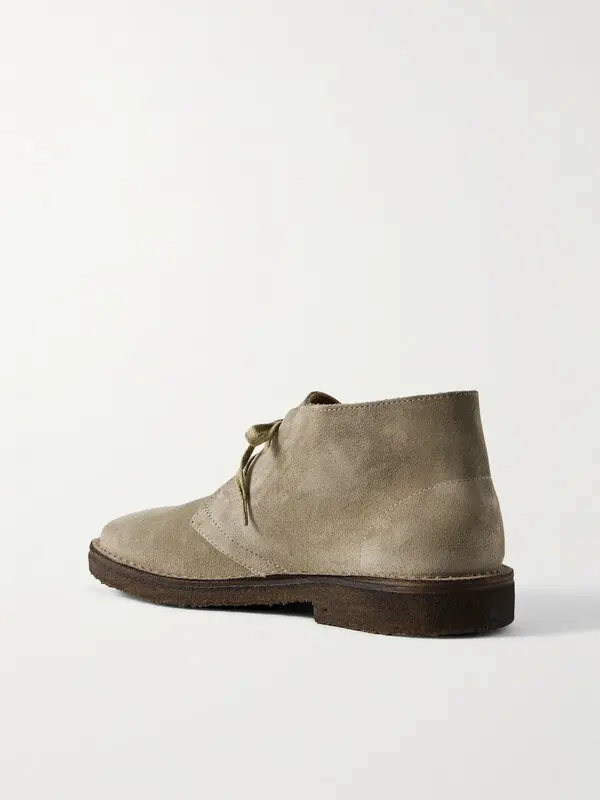 DRAKE'S Clifford Suede Desert Boots - Neutrals