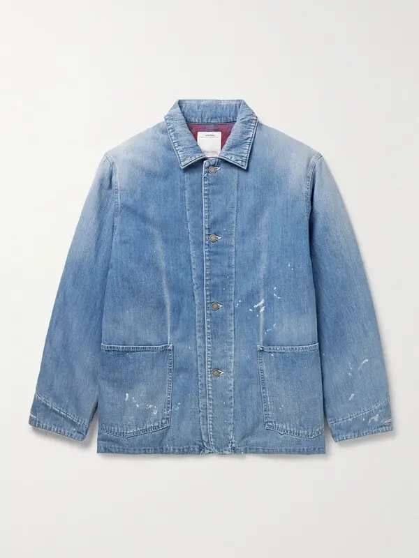 Visvim Social Sculpture Denim Chore Jacket - Blue
