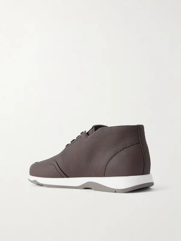 Berluti Chappée Leather Desert Boots