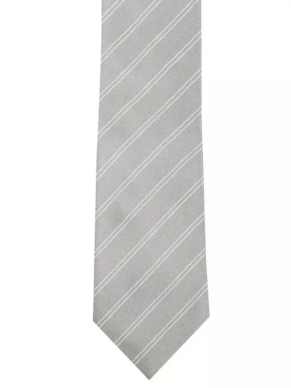 ERRICO FORMICOLA Diagonal Stripe Silk Neck Tie