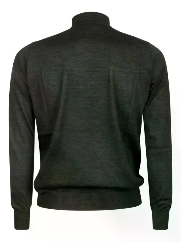 Alpha Industries Turtleneck Wool Sweater - Grey