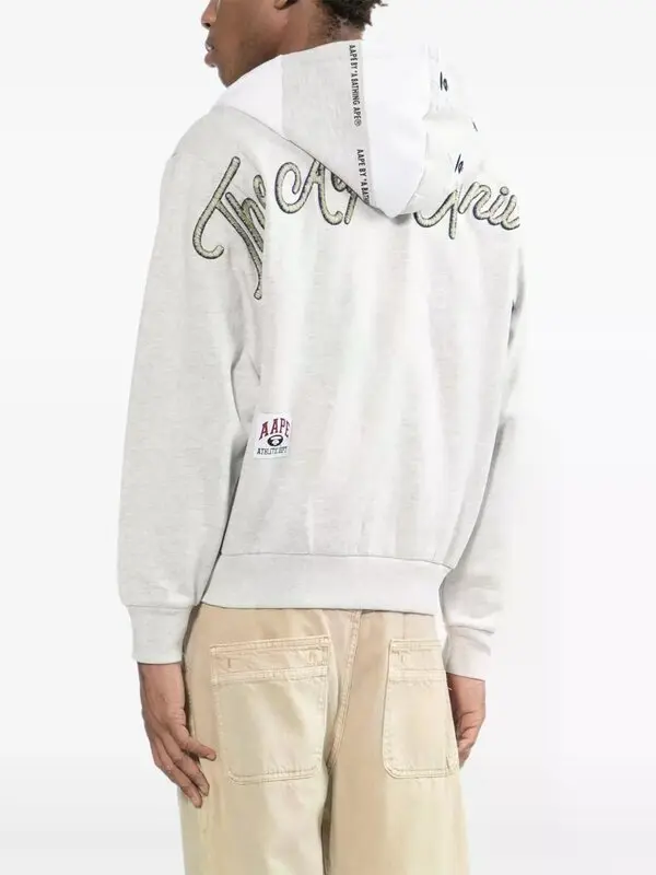 AAPE BY *A BATHING APE Logo-embroidered Hoodie