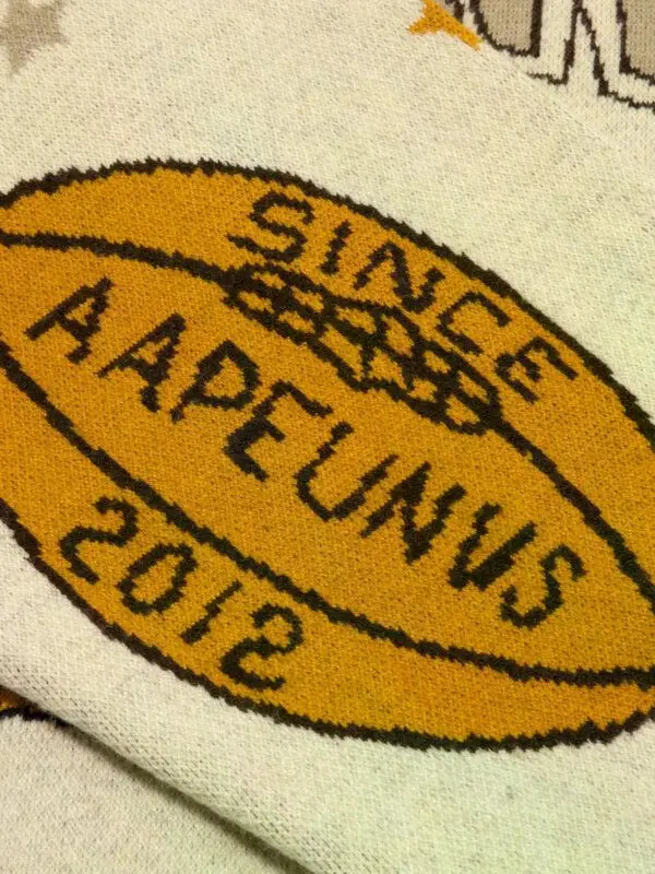 AAPE BY *A BATHING APE Graphic-print Buttoned Cardigan