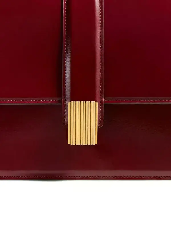 Khaite Leather Crossbody Bag - Red
