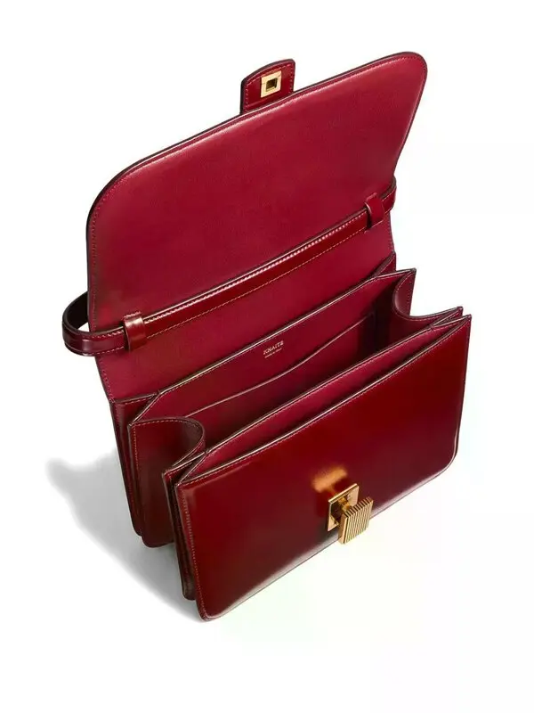Khaite Leather Crossbody Bag - Red