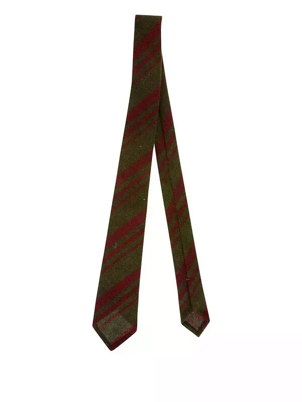PETRONIUS 1926 Striped Wool Neck Tie