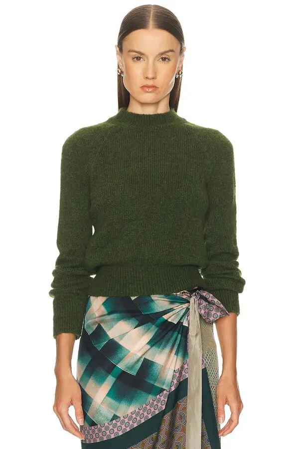Dries Van Noten Texas Sweater - Dark Green