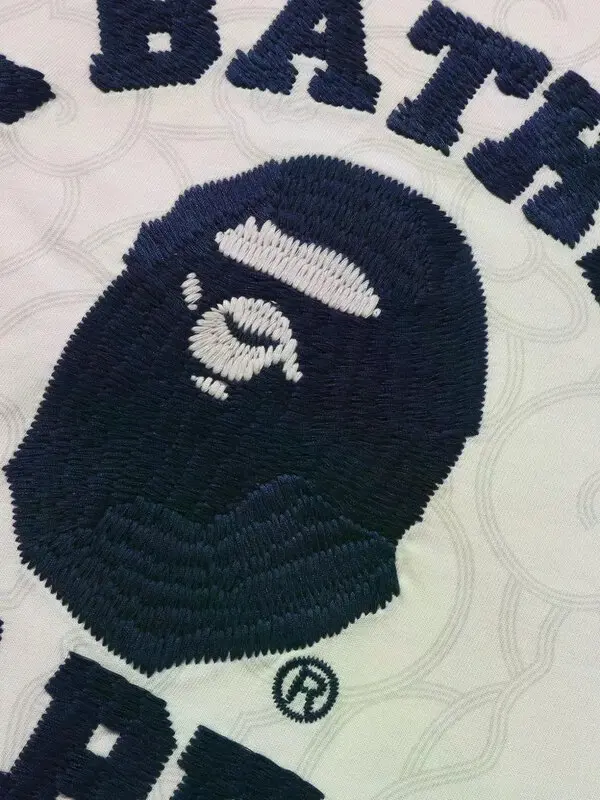 A BATHING APE Logo-embroidery T-shirt