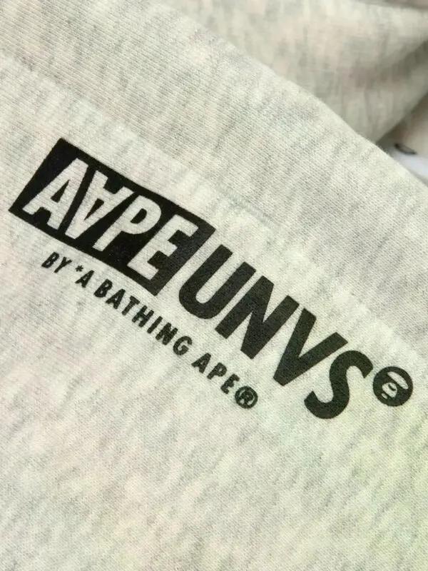 AAPE BY *A BATHING APE Logo-print Hoodie - Neutrals