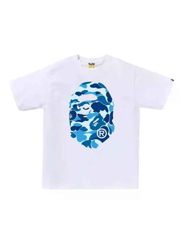 A BATHING APE Camouflage-print T-shirt - White