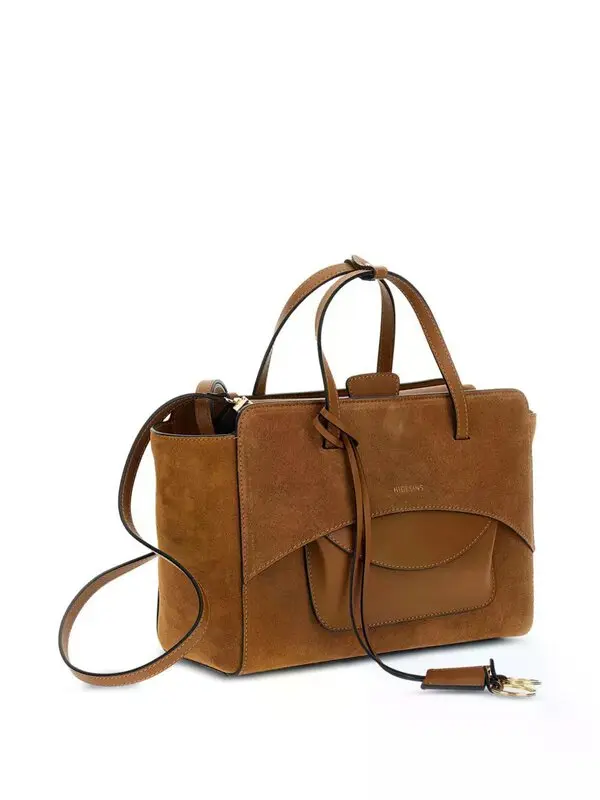 HIDESINS Suede Shoulder Bag - Brown