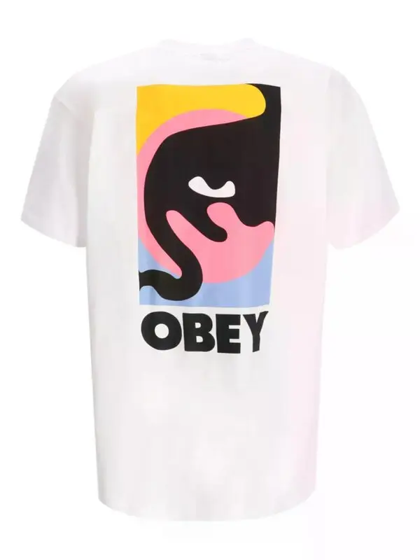 Obey Cotton T-shirt - White
