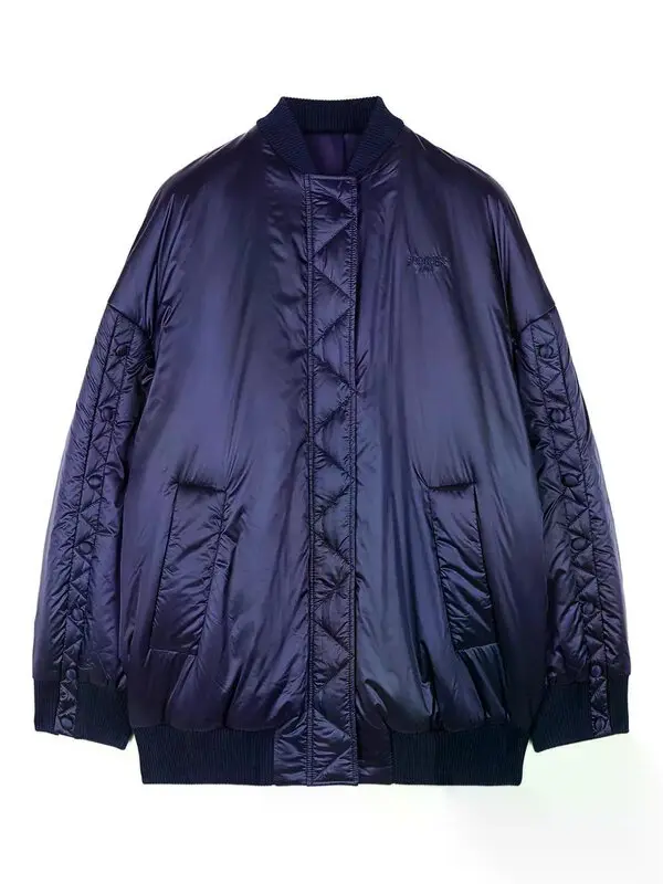 Ports 1961 Quilted Snap-fastening Bomber Jacket