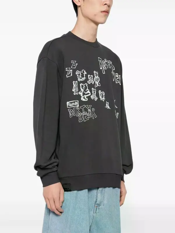 Izzue Printed Crew-neck Sweatshirt