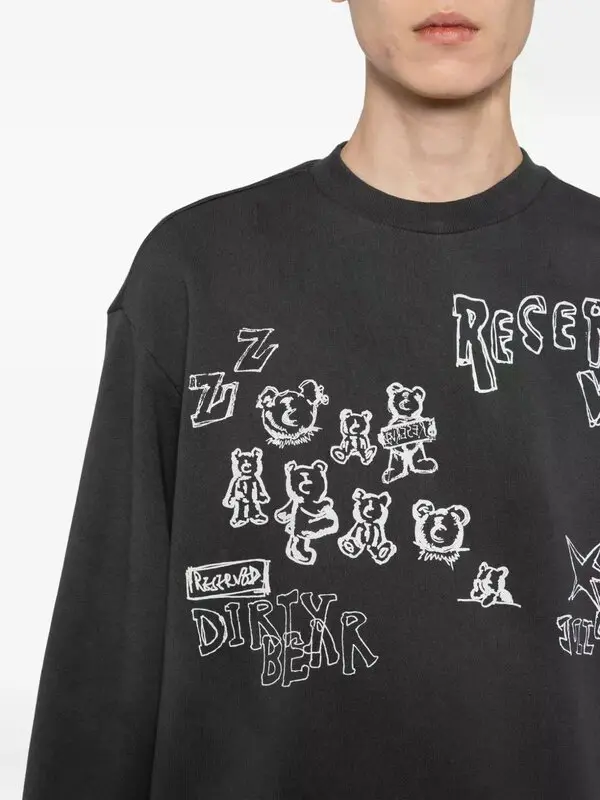 Izzue Printed Crew-neck Sweatshirt