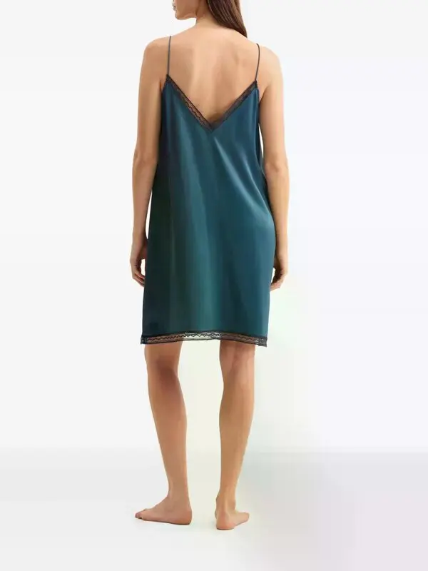 ERES Bucolique Lace-trim Nightdress - Blue