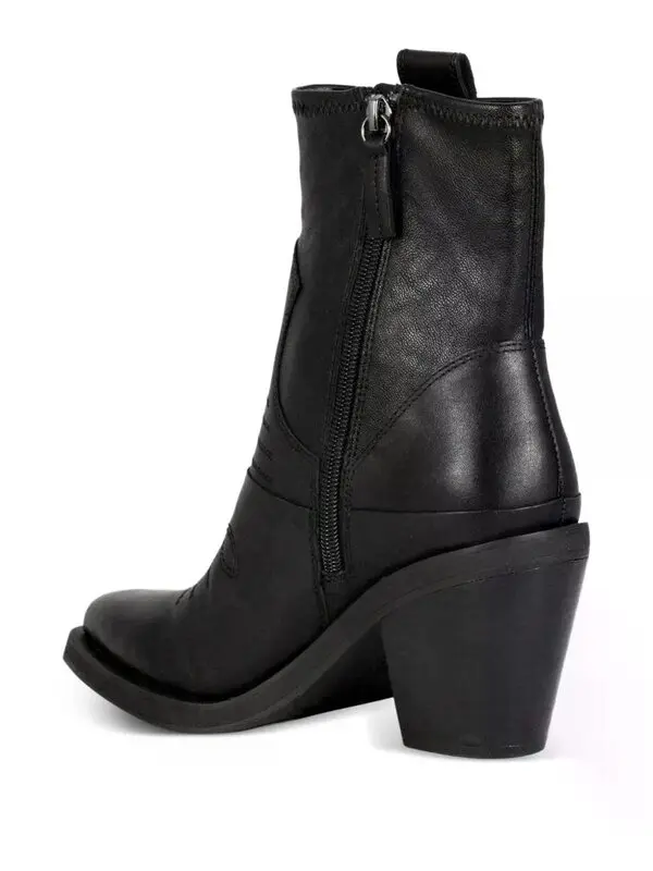 Ash Leather Cowboy Boots