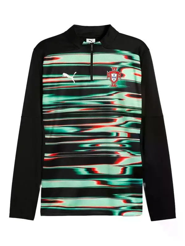 PUMA Long Sleeve Mock Neck Portugal Pre-match Sweatshirt